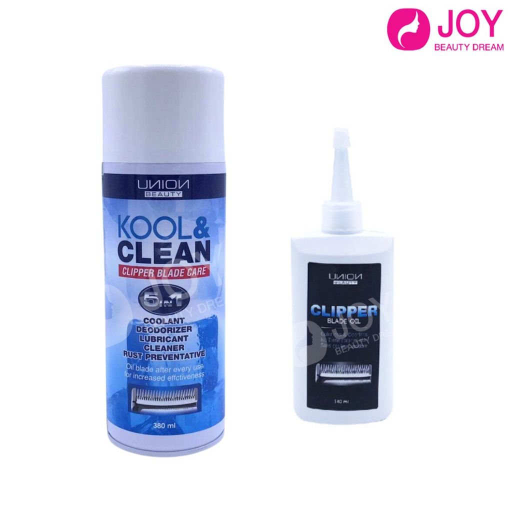 สเปรย์ยูเนี่ยน Kool & Clean Clipper Blade Care 5 in 1 / น้ำมันจักร ...
