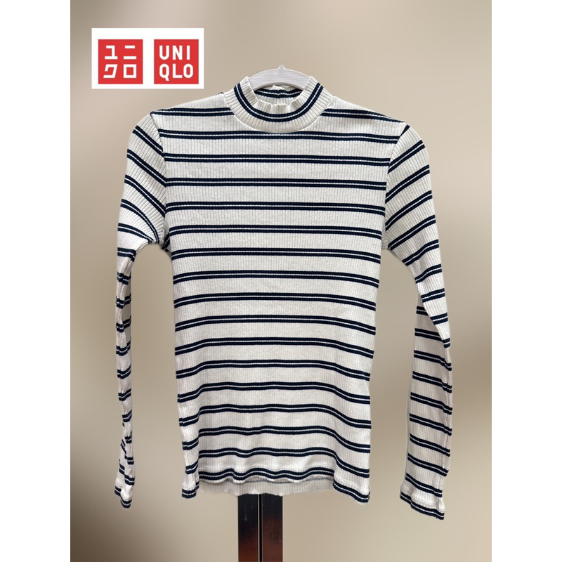 UNIQLO Ripped High Neck | Shopee Thailand