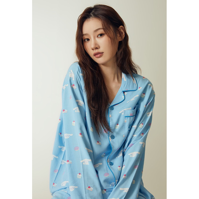 พร้อมส่ง ชุดนอน Cinnamon roll Sario ขายาว แท้จากเกาหลี size L | Shopee Thailand