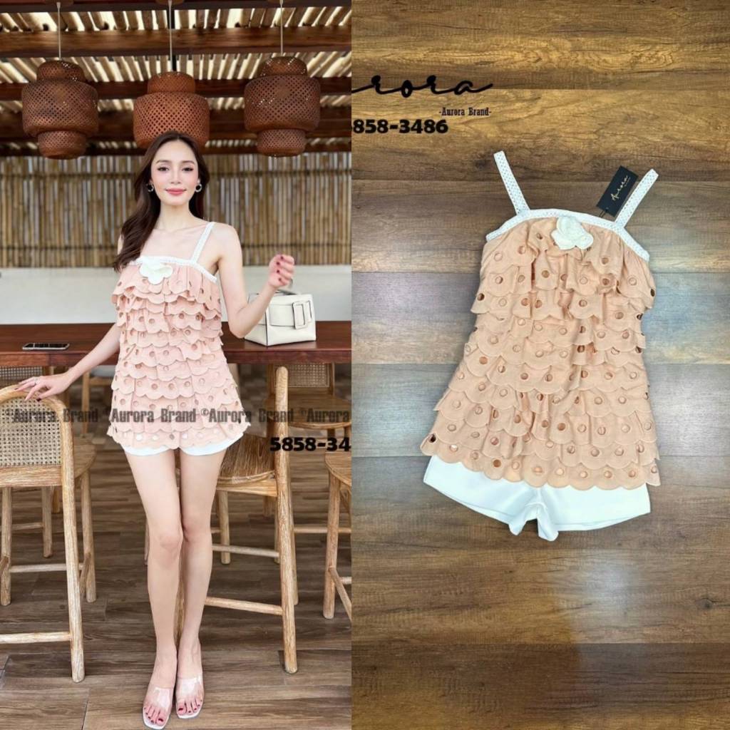 Aurora Setเสื้อสวยสีสันหรูหรา ดีไซน์สวยเก๋ | Shopee Thailand