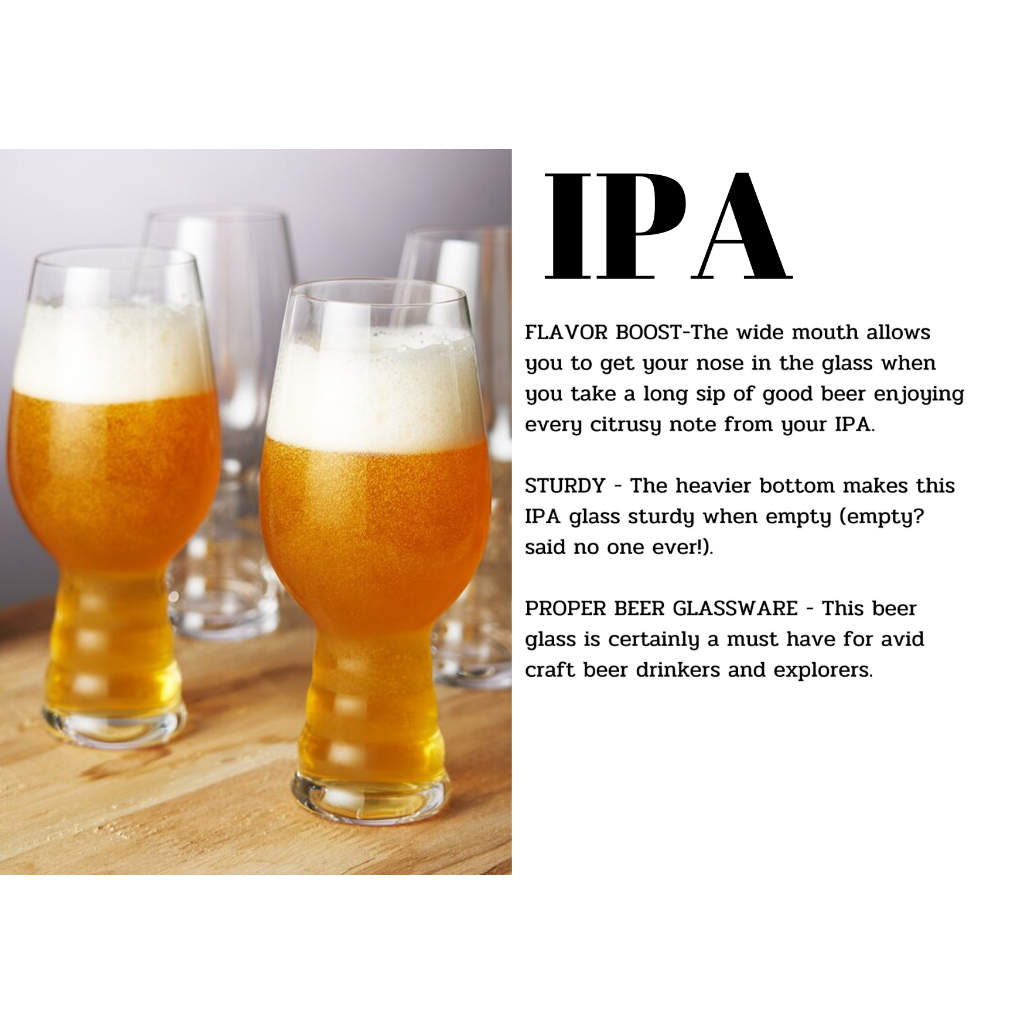 IPA Beer glass แก้วเบียร์ ไอพีเอ แก้วคราฟ เบียร์คราฟ เหล้า ค็อกเทล | Shopee Thailand
