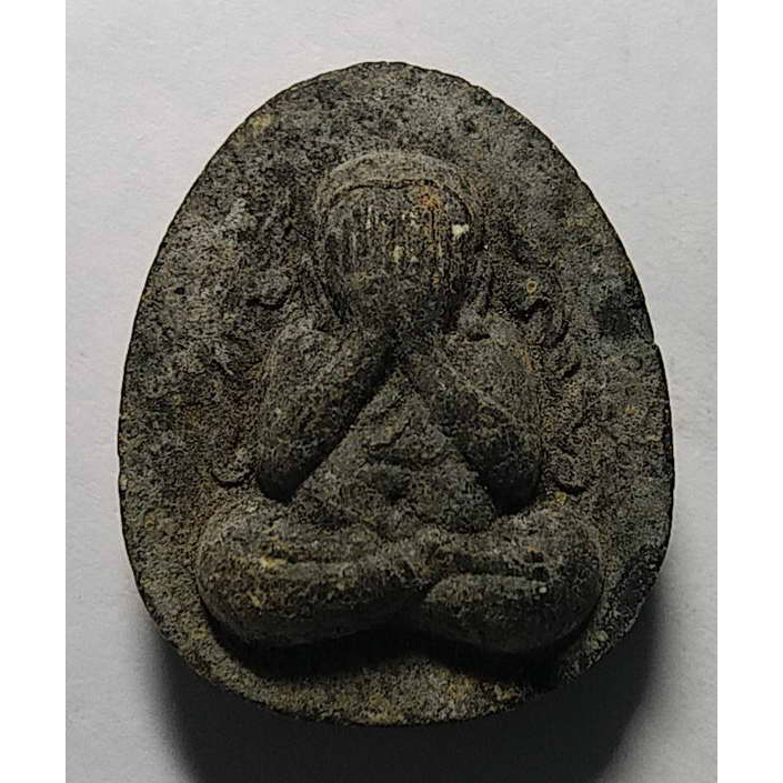 Antig 424/112 พระปิดตากนกข้าง เนื้อผงใบลาน หลวงปู่เหรียญ วรลาโภ | Shopee Thailand