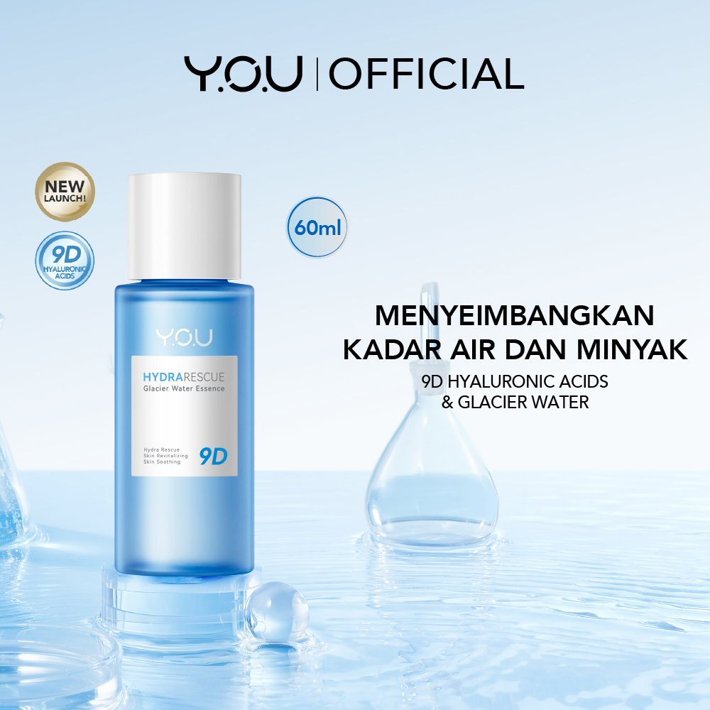 (เอสเซ้นส์) Y.O.U Hydrarescue Glacier Water Essence วาย.โอ.ยู 60ml./120ml. | Shopee Thailand