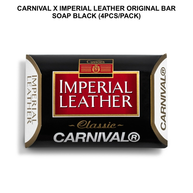 CARNIVAL X IMPERIAL LEATHER ORIGINAL BAR SOAP BLACK | Shopee Thailand