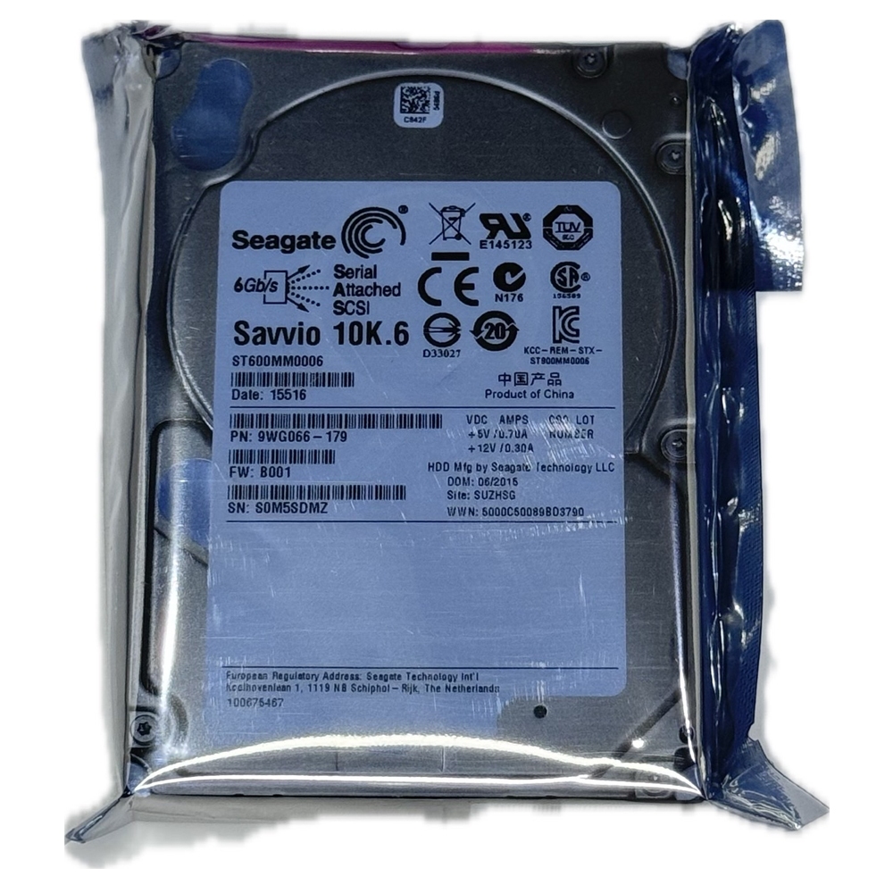(ส่งฟรี) Harddisk SAS 600GB 10K 12Gbps 2.5" ST600MM0006 สินค้าใหม่ มือ ...