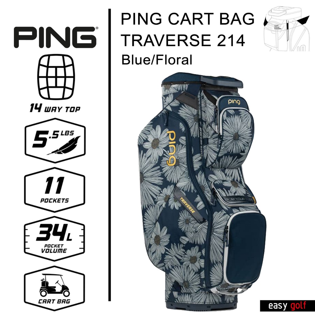 PING BAG TRAVERSE 214 PING CART BAG ถุงกอล์ฟ | Shopee Thailand
