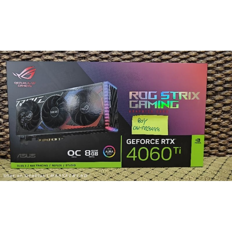 Rog Rtx 4060ti strix 8gb | Shopee Thailand
