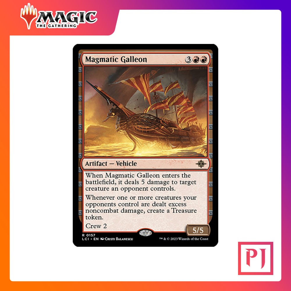 [MTG] Magmatic Galleon [LC1] [RED] [RARE] [NORMAL] [ENG] (การ์ดเมจิค ...
