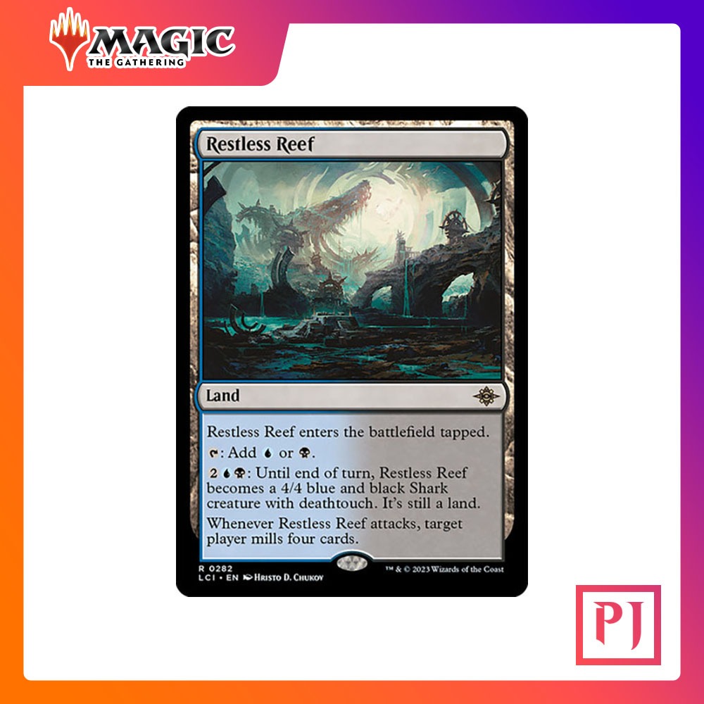 [MTG] Restless Reef [LC1] [LAND] [RARE] [NORMAL] [ENG] (การ์ดเมจิค ...