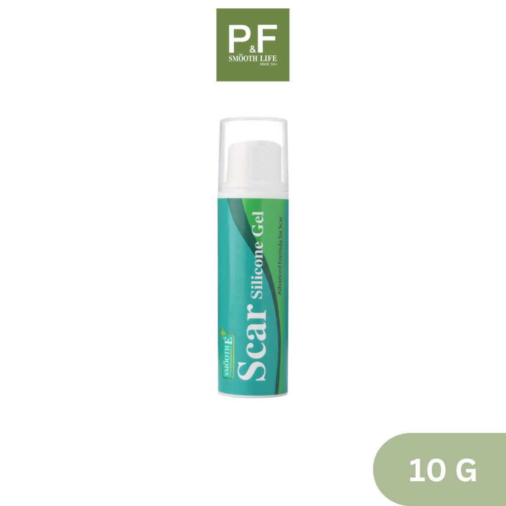 Smooth E Scar Silicone Gel สมูทอี สกา ซิลิคอน 10 G ช่วยให้แผลเป็นนิ่ม ...