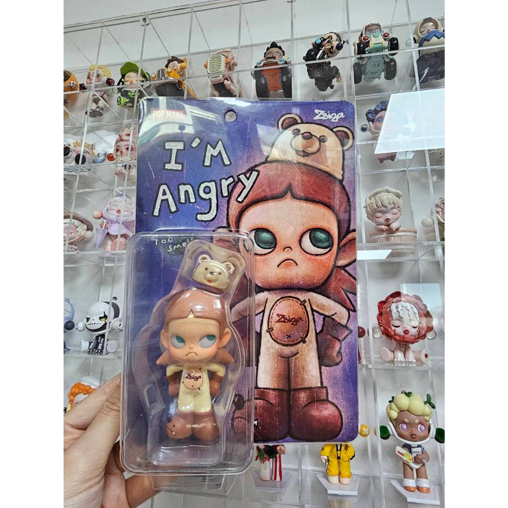 Popmart Zsiga I am Angry Limited Edition 100% Figure | Shopee Thailand