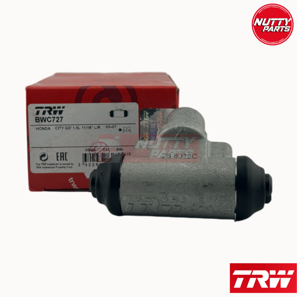 TRW กระบอกเบรคหลัง HONDA CITY ZX 03-07 , JAZZ GD 03-07 (11/16) BWC727 ...