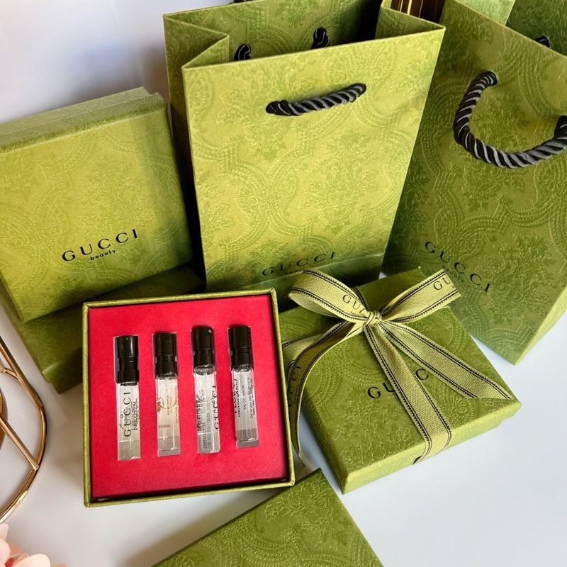 น้ำหอม Gucci Sample Vials Set 4 Pcs. | Shopee Thailand