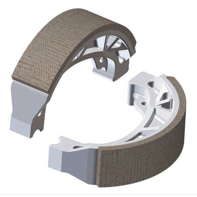 ก้านเบรค ผ้าเบรคดรัมหลัง ก้ามเบรกดรั้มหลัง runstop แท้ rear brake shoe ...