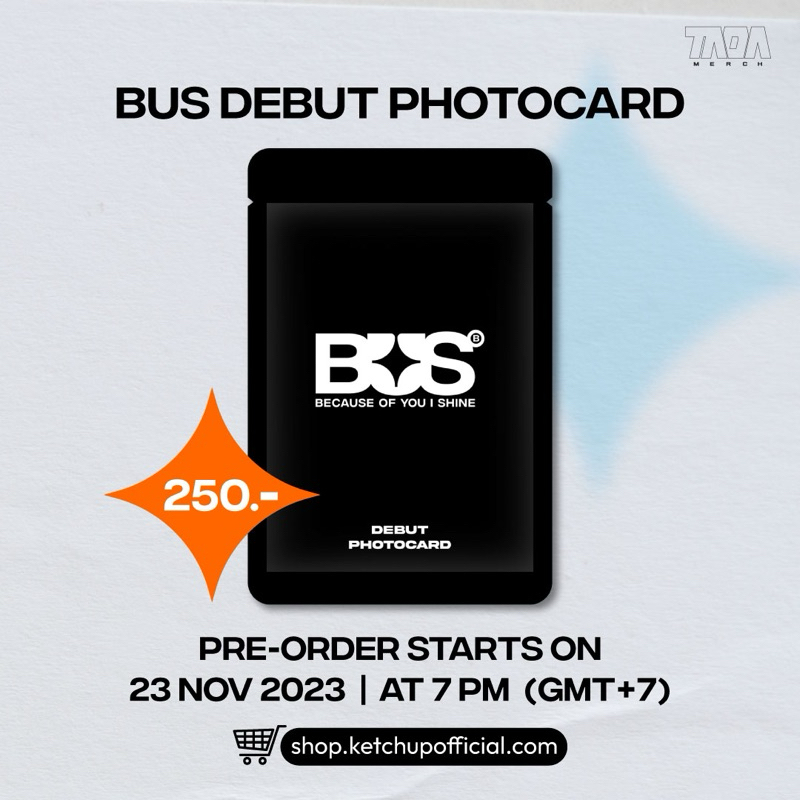 BUS Debut Photocard (Pre-Order) **แบบไม่แกะ | Shopee Thailand