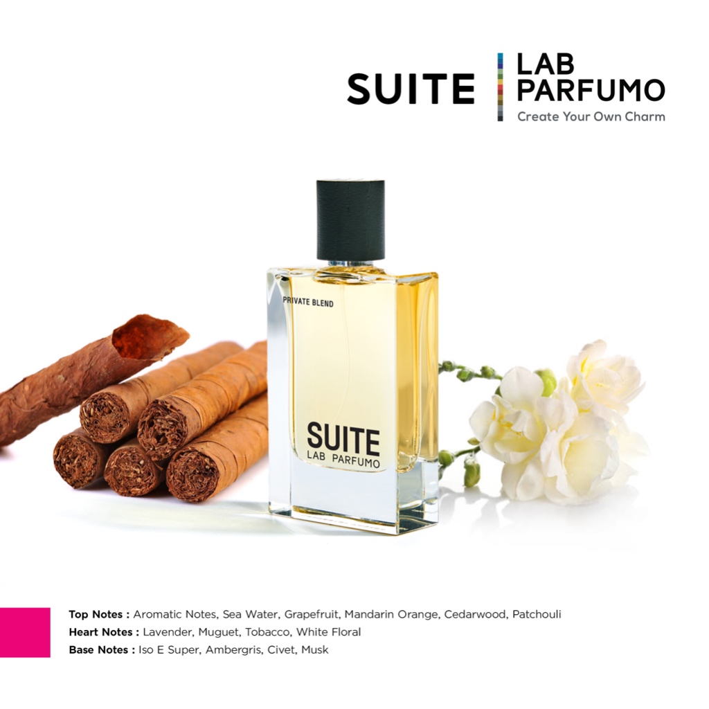 Suite by LAB PARFUMO, น้ำหอมกลิ่นสดชื่น สว่าง เติมพลังงานในด้านบวก กลิ่นอ่อนของดอกไม้กับยาสูบให้ ...