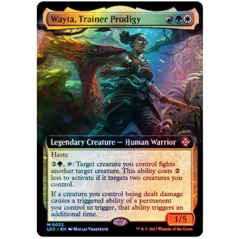 MTG (LCC) Wayta, Trainer Prodigy (Extended Art) (Foil) (M) | Shopee ...