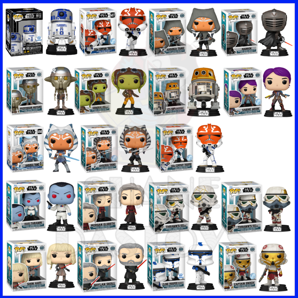 {PRE-ORDER} Funko Pop! STAR WARS : Lights and Sound, Clone Wars, Ahsoka ...