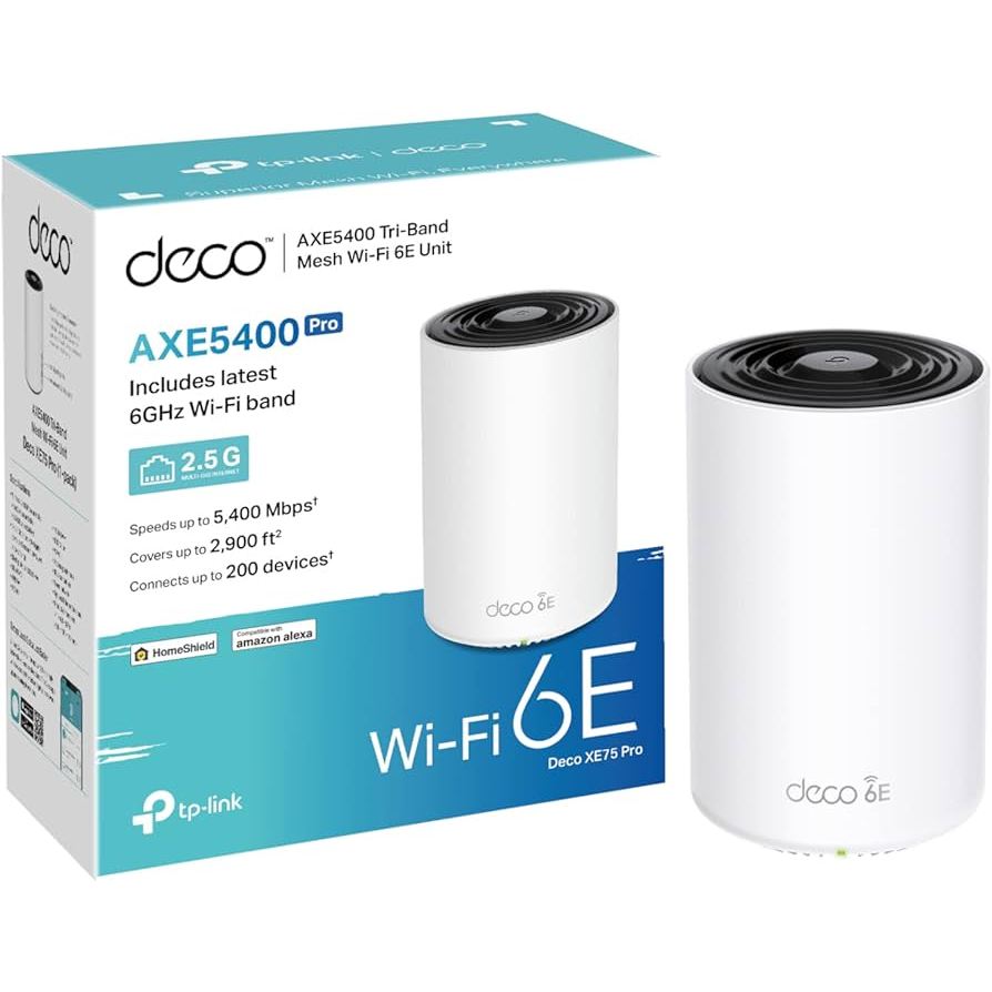 TP-Link (Deco XE75 Pro) AXE5400 Tri-Band Mesh Wi-Fi 6E System | Shopee ...