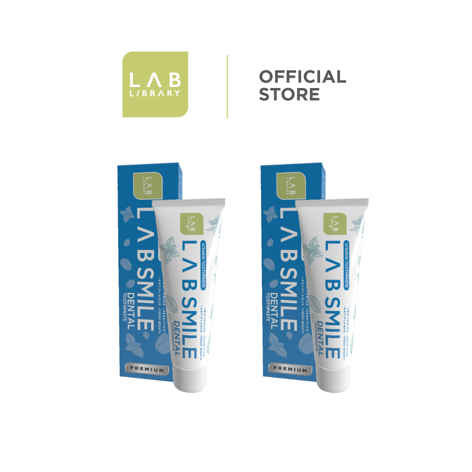 Lab Smile Dental 2 กล่อง - แลบ สไมล์เด้นทอล ยาสีฟันดูแลล้ำลึกทุกปัญหาในช่องปาก | Shopee Thailand
