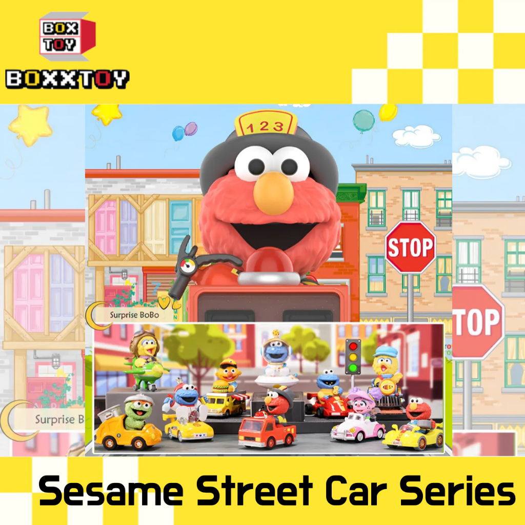 🌈 Sesame Street Car Series 🌈 Sesame Street Car Series elmo ค่าย popmart ...