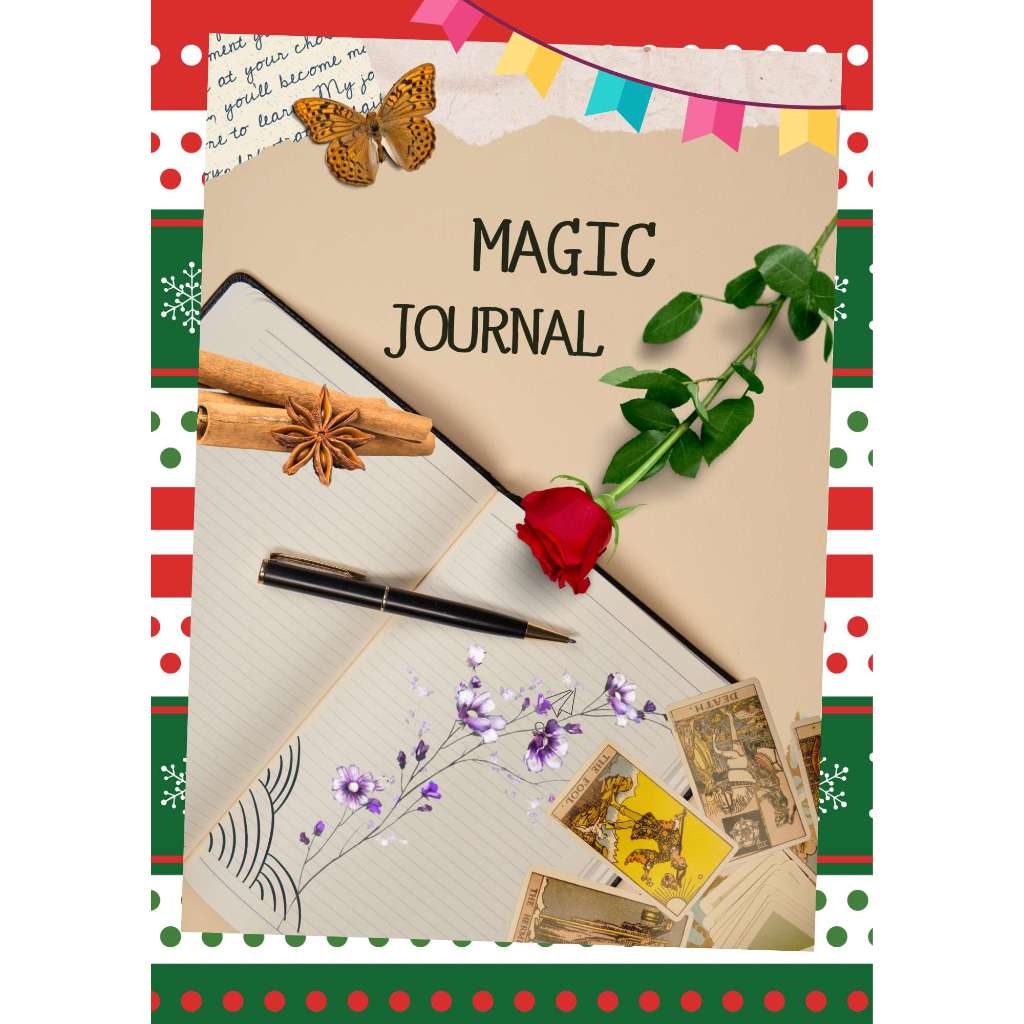 Magic Journal สมุดบันทึก Notebook 2024 แถมสมุดฉีก ของขวัญปีใหม่ ใช้สัน ...