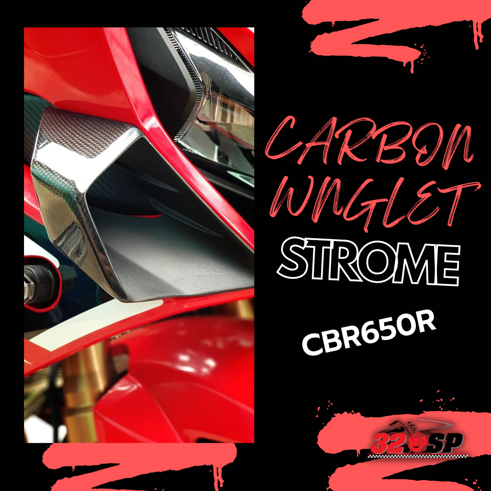 ปีก Carbon WingLet CBR650R Strom | Shopee Thailand