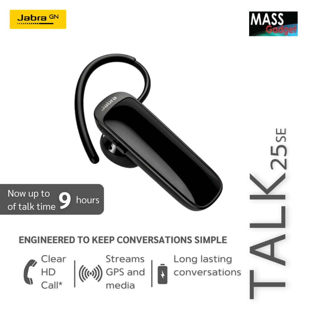 หูฟังบลูทูธ JABRA รุ่น TALK 25 SE หูฟังไร้สายข้างเดียว | Shopee Thailand