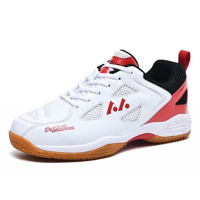 LEFUS BADMINTON SHOES - L022 สีขาว/แดง | Shopee Thailand