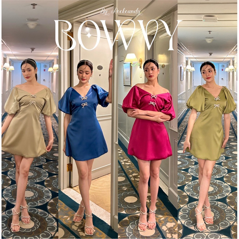 รุ่นนี้เล็กกว่าปกติ Bowvy dress | Shopee Thailand