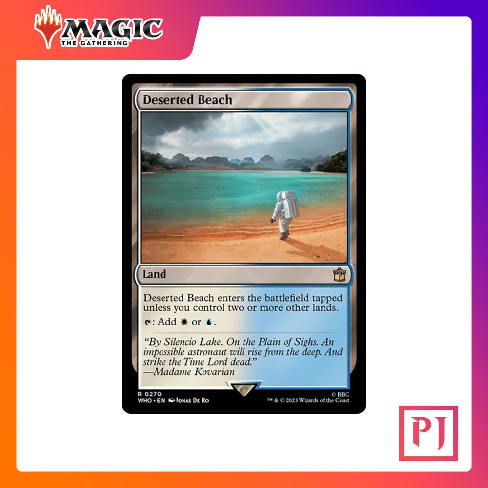 [MTG] Deserted Beach [WHO] [LAND] [RARE] [NORMAL] [ENG] (การ์ดเมจิค ...
