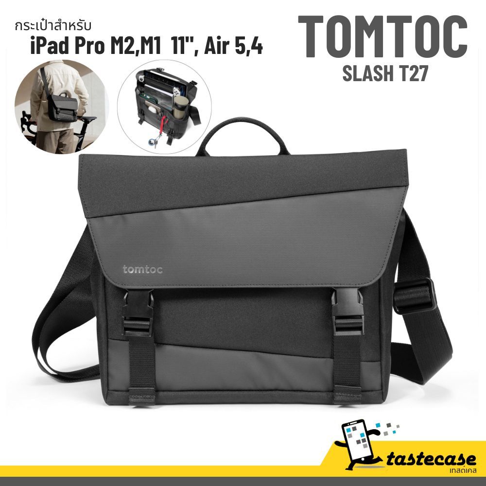 Tomtoc Slash T27 กระเป๋าสำหรับ iPad ขนาด 7.9.-11", Samsung Galaxy Tab ...