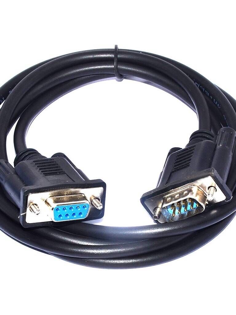 สาย DB9 RS232 Serial Cable - M/F (BLACK) | Shopee Thailand