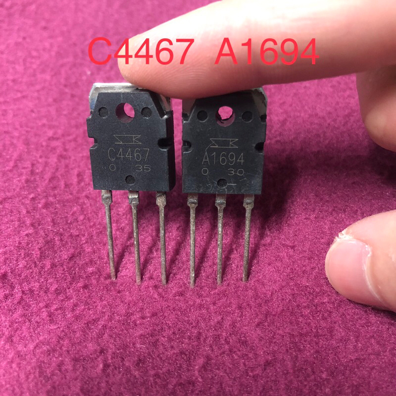 1ชิ้น A1694 C4467 2SA1694 2SC4467 TO-3P เครื่องขยายเสียงท่อจับคู่ ...