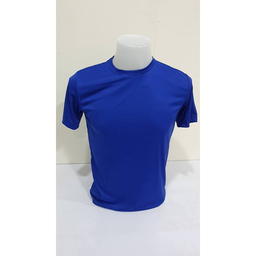 เสื้อคอกลมสีล้วน ผ้าไมโครเกรดA ผ้านิ่ม เบาสบาย แห้งไว PM T6401 ใส่ออกกำลังกาย ใส่เล่นได้ เสื้อ ...