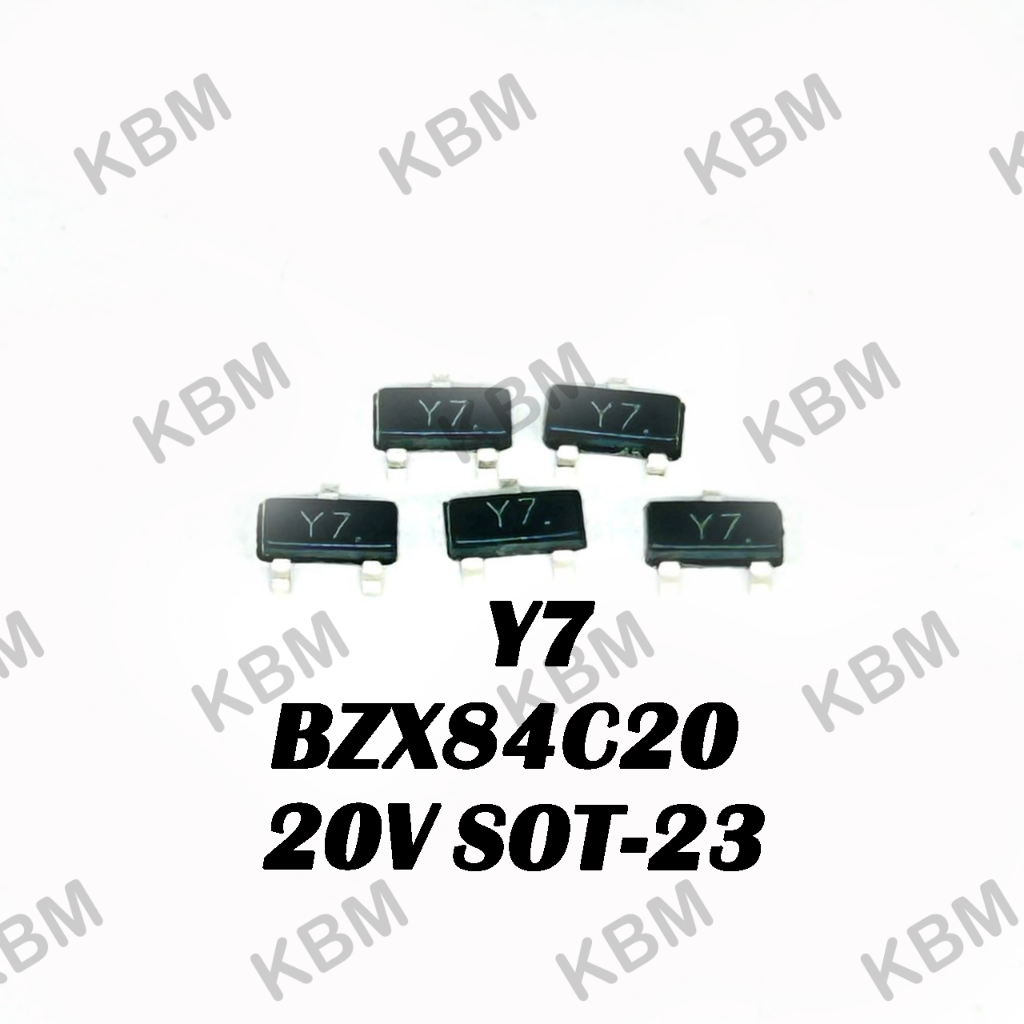Zener Diode BZX84C18 Y6 18V BZX84C20 Y7 20V BZX84C22 Y8 22V BZX84C24 Y9 24V BZX84C27 Y10 27V SMD ...
