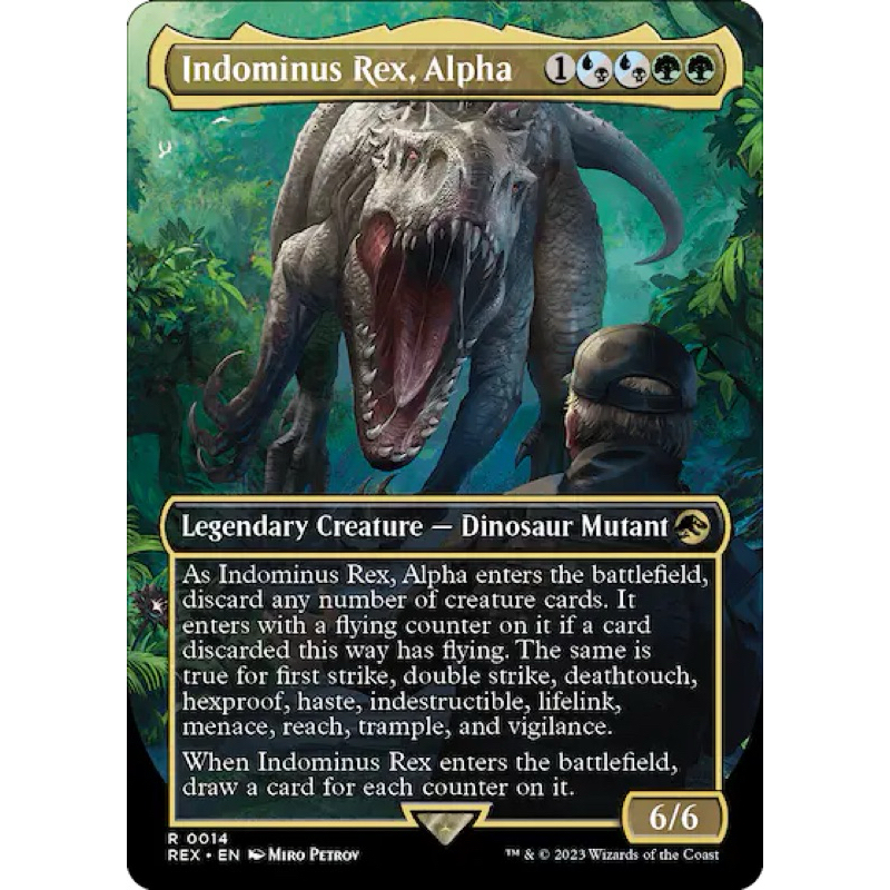 MTG (REX) Indominus Rex, Alpha (Universes Beyond: Jurassic World ...