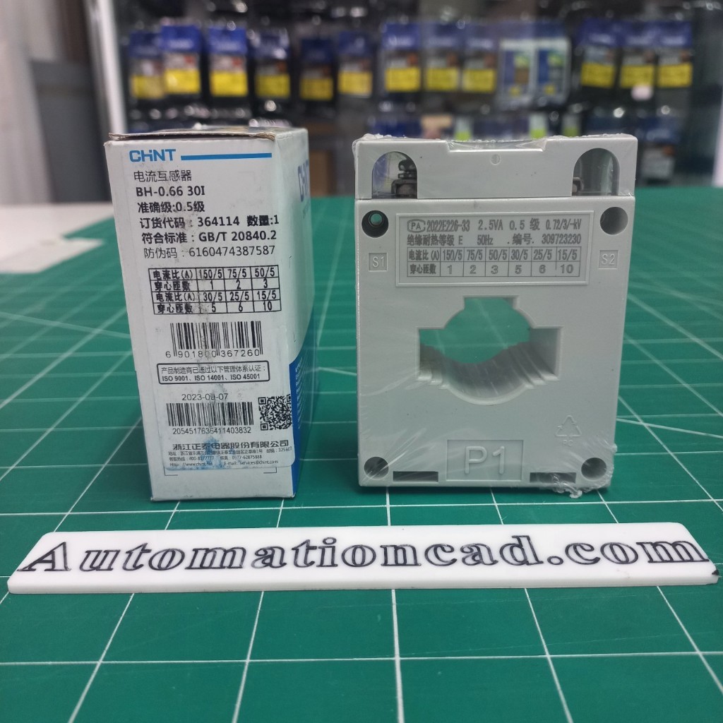 CT หม้อแปลงกระแสไฟฟ้า BH-0.66 30I Class 0.5 Current Transfomer 100/5A 150/5A 200/5A 400/5A เคอ ...