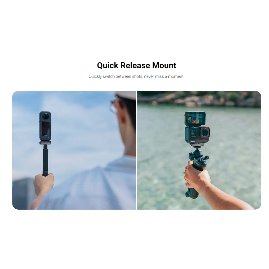 Insta360 Quick Release Mount for Ace Pro / X3 / X4 | Shopee Thailand