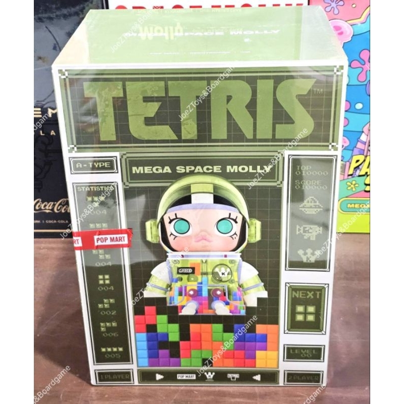 (ของแท้ พร้อมส่ง) Popmart Maga Space Molly Tetris 400% มือ1 | Shopee ...