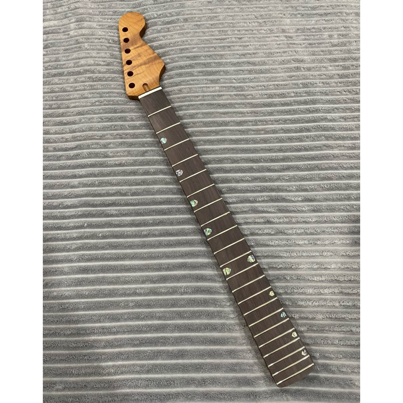 custom 22 Frets Roasted Flame Maple Neck ST Guitar Neck | Shopee Thailand