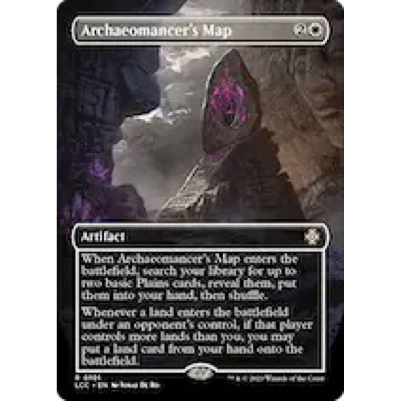 MTG (LCC) Archaeomancer's Map (Borderless Box Topper) (R) | Shopee Thailand