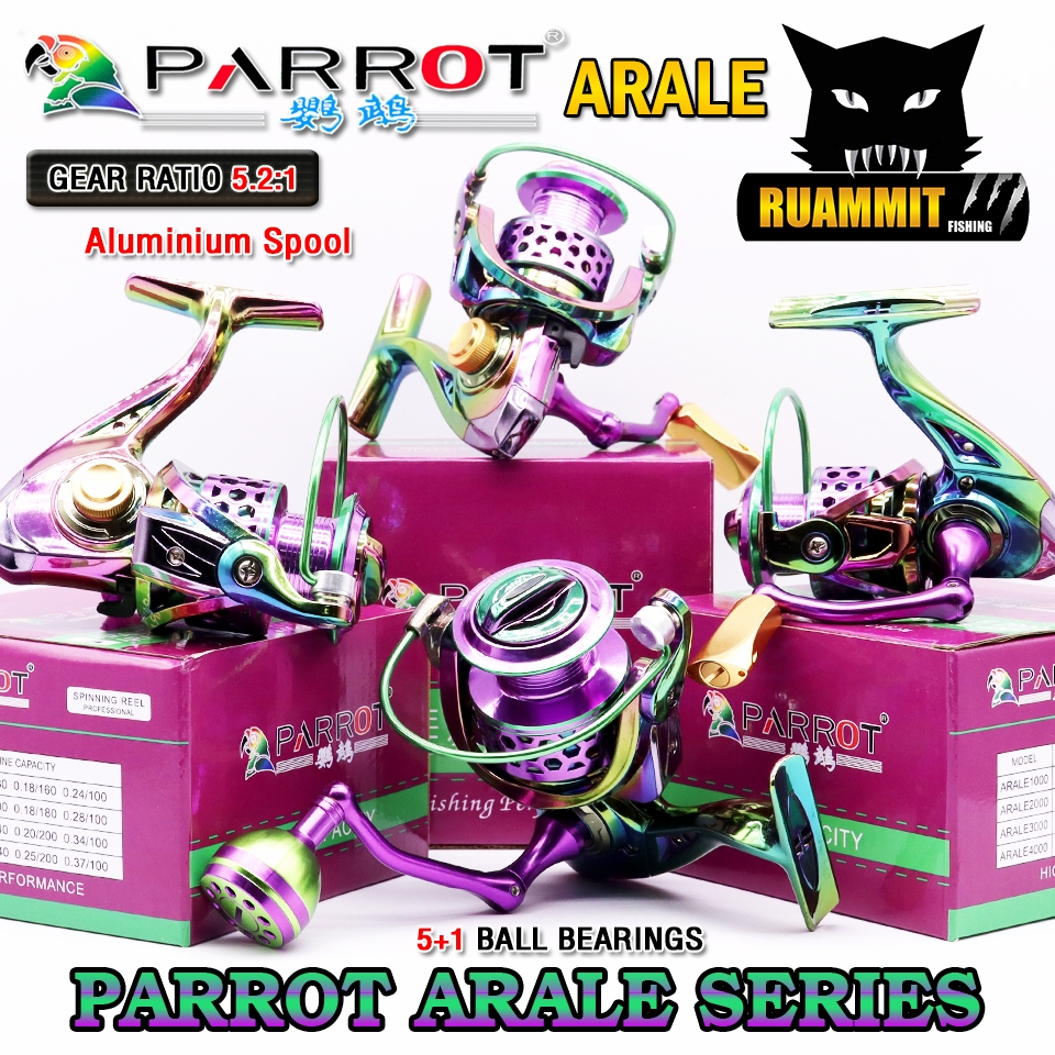 รอกสปินนิ่ง PARROT รุ่น ARALE SPINNING REEL PROFESSIONAL (มีให้เลือก ...