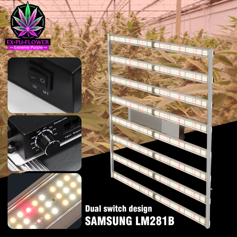 ไฟปลูกต้นไม้ Samsung LM281B LED Grow Light 630W 800W 1000W โคมปลูกต้นไม ...