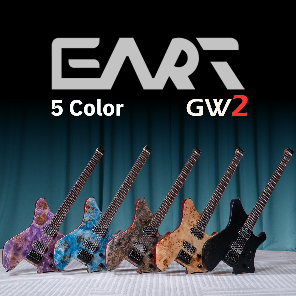 Eart GW2 กีตาร์ไฟฟ้าหัวตัด Electric Guitar รับประกันศูนย์ Music Arms | Shopee Thailand