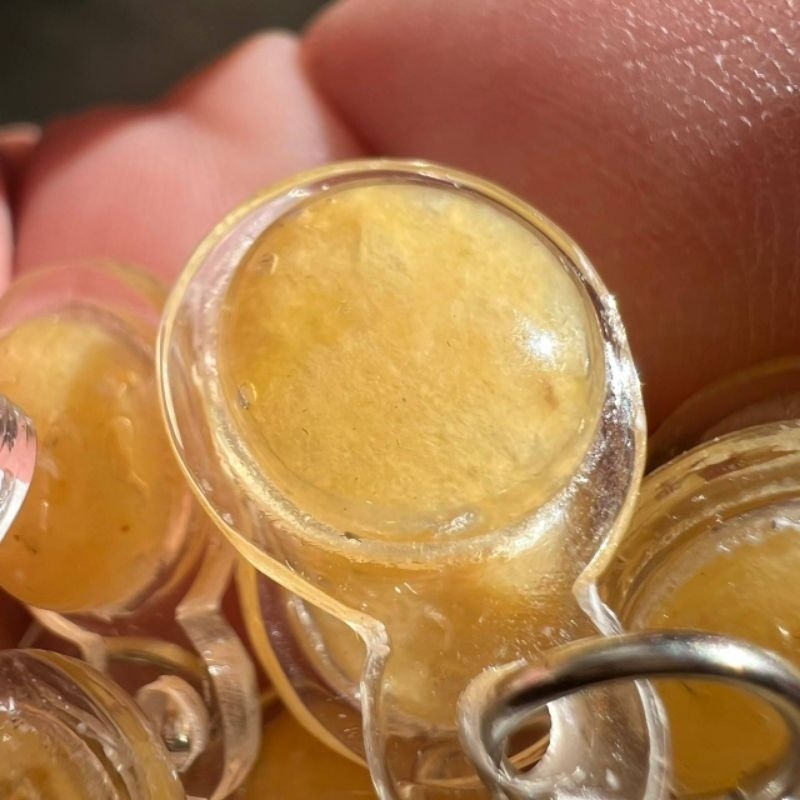 สีผึ้งน้ำตาปลาพยูนให้ลาภอาจารย์นำ วัดดอนศาลา พัทลุง เลี่ยมอะคลีลิคพร้อม ...