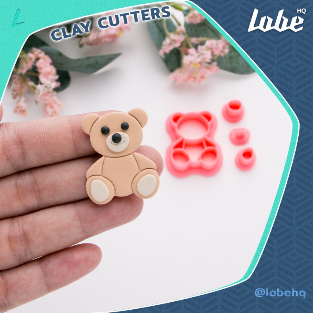 Teddy Bear Shape A Clay Cutter/ Clay Tools/Polymer Clay Cutter ...
