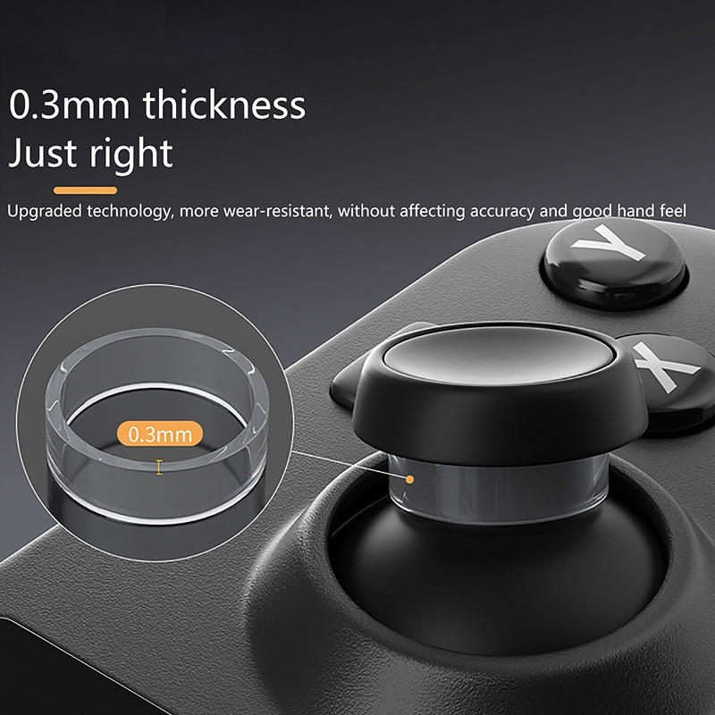 แหวนยางซิลิโคน ยางรัด ป้องกันรอย ชุดละ 4 ชิ้น สําหรับ อนาล็อค จอย PS4 , PS5 , Steam Deck , Rog ...