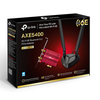 TP-LINK (ARCHER TXE75E) AXE5400 Wi-Fi 6E Bluetooth 5.3 PCIe Adapter ...
