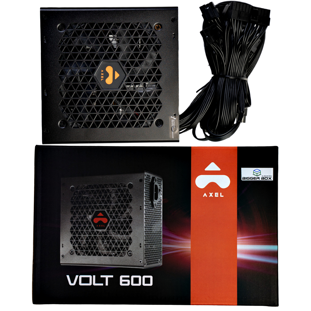 POWER SUPPLY (อุปกรณ์จ่ายไฟ) AXEL VOLT 600 600W ประกัน 3 ปี | Shopee Thailand